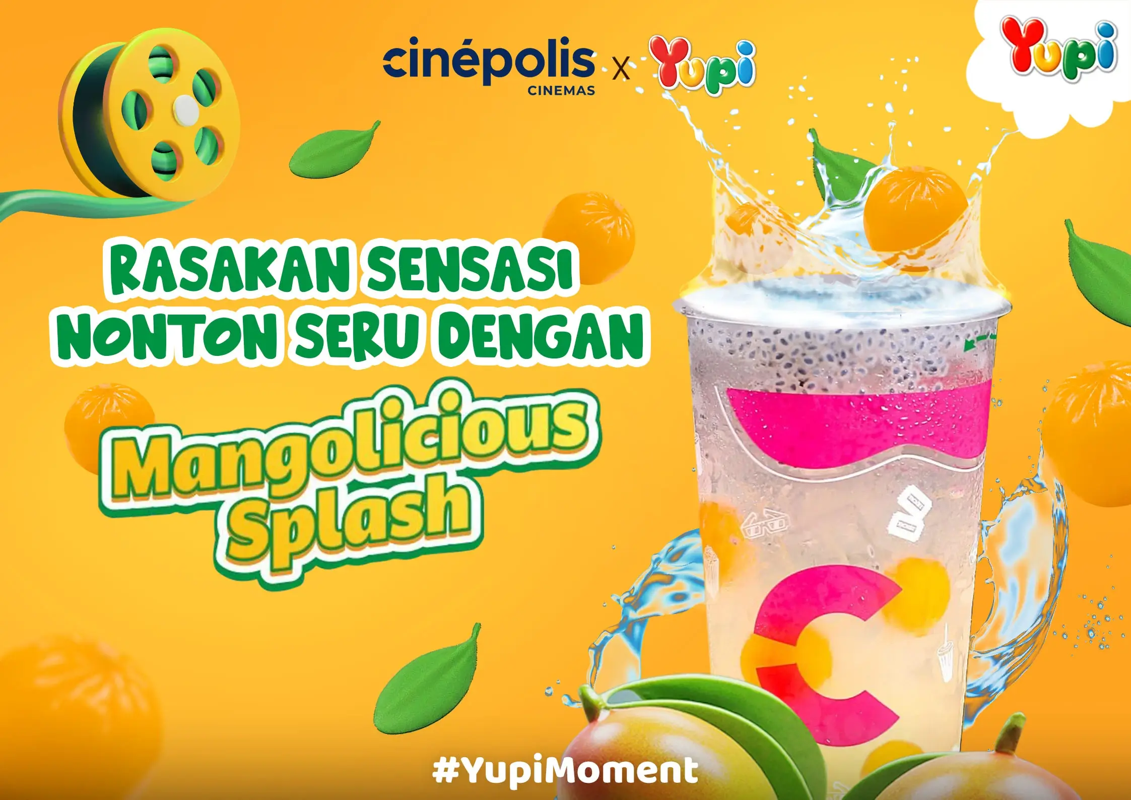 Cinépolis Cinemas x Yupi: Rasakan Sensasi Nonton Seru dengan Mangolicious Splash!